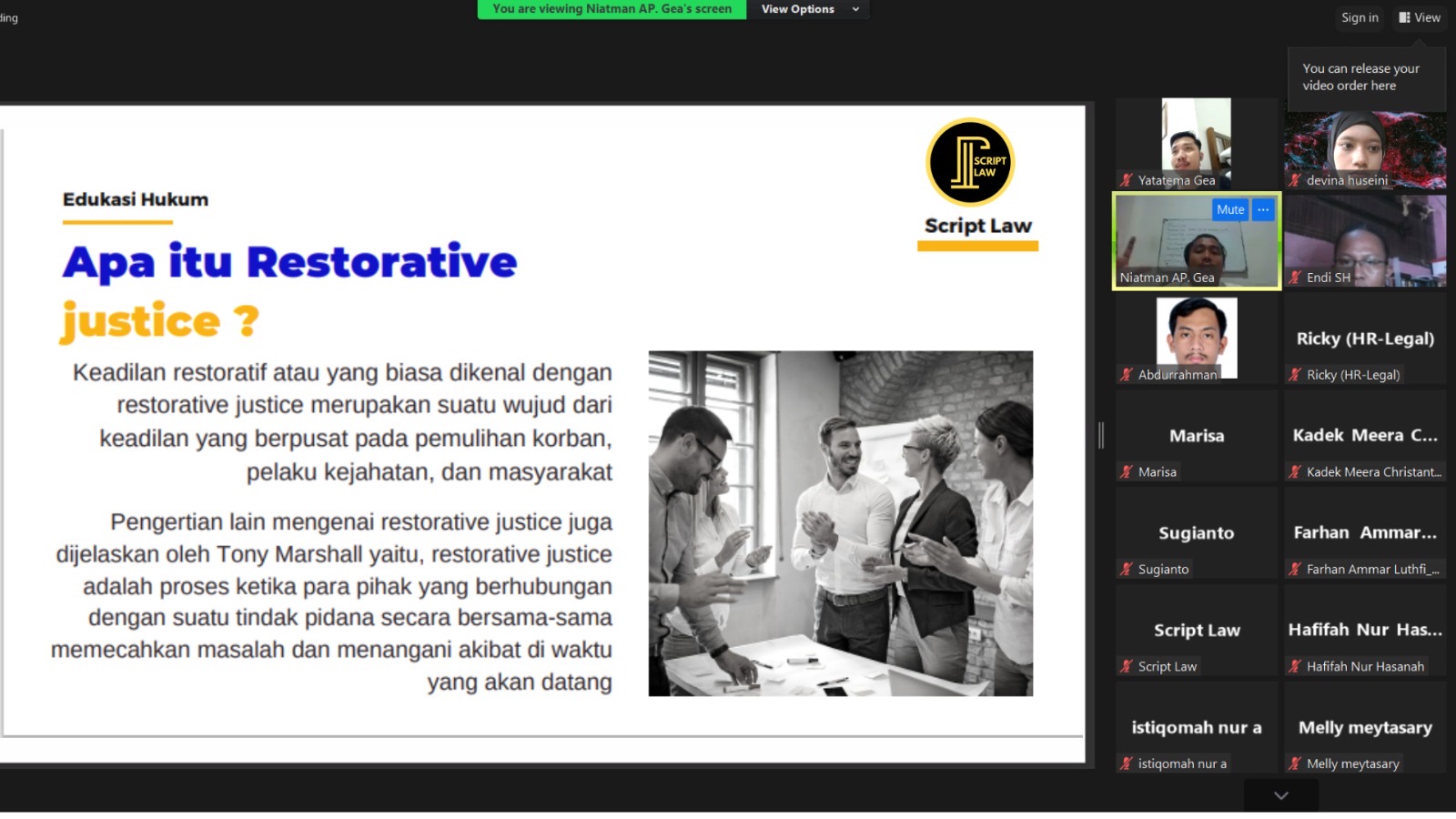 Restorative Justice: Membuka Jalan Perdamaian dalam Kasus Pidana - Piramida.id